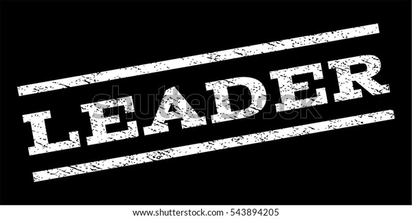 Leader Watermark Stamp Text Caption Between Stock Vector (Royalty Free ...