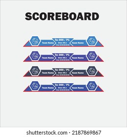 Leaderboard Design Template Game Leaderboard Abstract Stock Vector ...