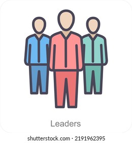 Leaders Managers Icon Concept Stock Vector (Royalty Free) 2191962395 ...