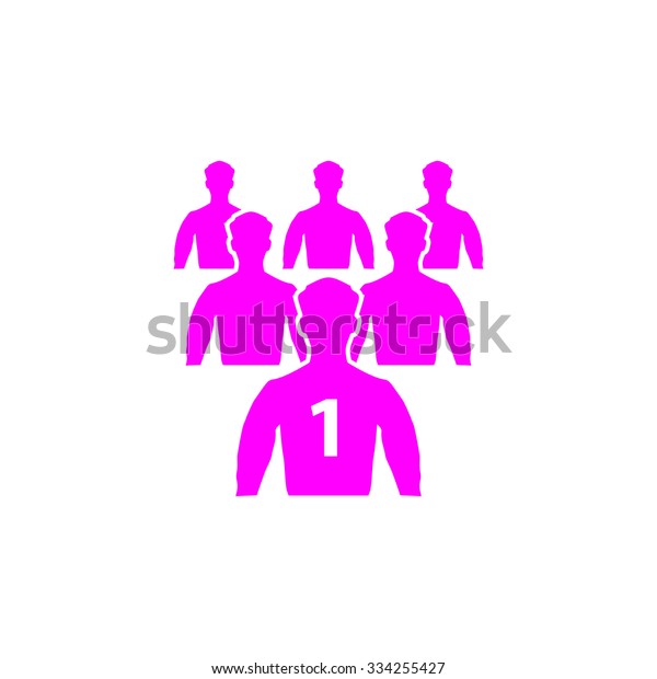 Leadership Pink Flat Icon Simple Vector Stock Vector (Royalty Free ...