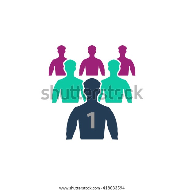 Leadership Simple Flat Vector Icon Stock Vector (Royalty Free ...