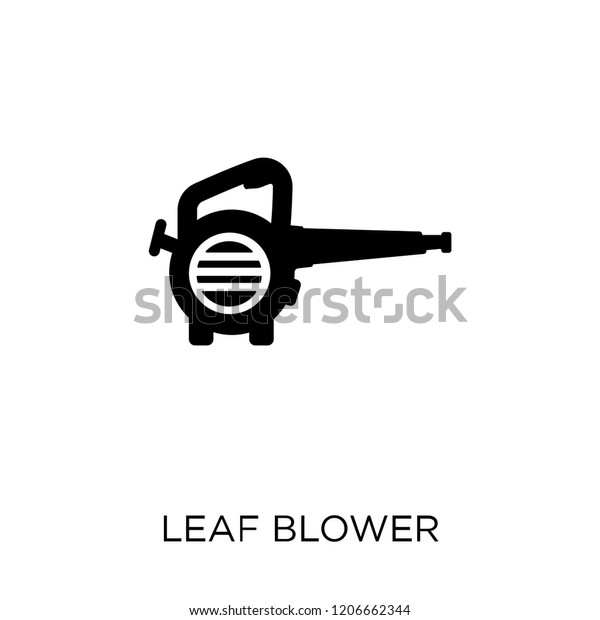 Leaf Blower Icon Leaf Blower Symbol: vector de stock (libre de regalías ...