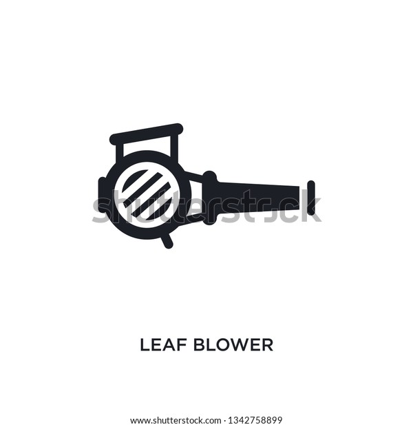 Leaf Blower Isolated Icon Simple Element Stock Vector (Royalty Free ...