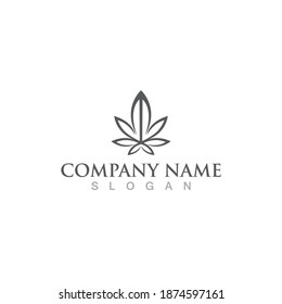 Gold Cannabis Plant Logo Luxury Golden Stock Vector (Royalty Free ...
