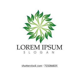 Leaf Community Logo Symbols Stock Vector (Royalty Free) 723286825 ...