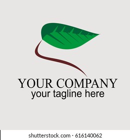 Leaf Company Logo Vector Illustration Stock Vector (Royalty Free ...