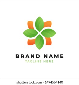 Leaf Logo Design Inspiration Vector Illustration Stock Vector (Royalty ...