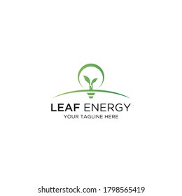 Leaf Power Energy Logo Design Stock Vector (Royalty Free) 1798565419 ...