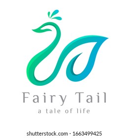 Leafbird Fairy Logo Vector Bird Logotype Stock Vector (Royalty Free ...