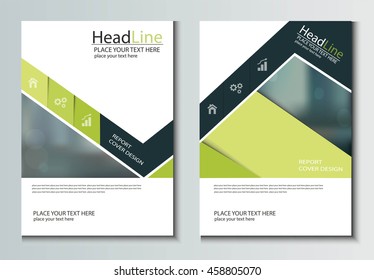 Leaflet Brochure Flyer Template A4 Size Stock Vector (Royalty Free ...