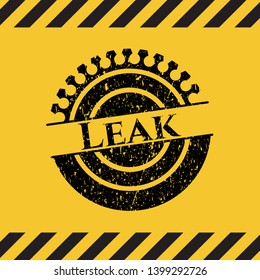Analog Inside Warning Sign Black Grunge Stock Vector (Royalty Free ...