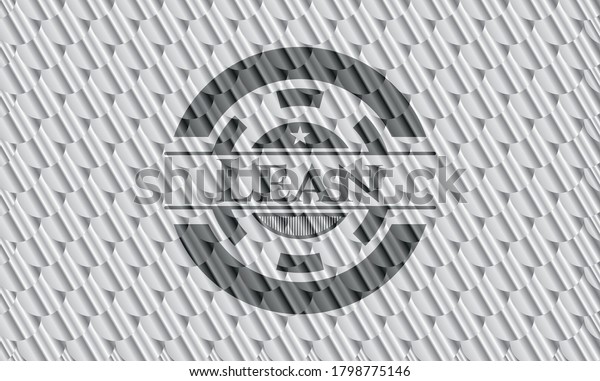 Lean Silver Shiny Badge Scales Pattern Stock Vector (Royalty Free ...