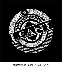 Leant Written Chalkboard Texture Stock Vector (Royalty Free) 1173879973 ...
