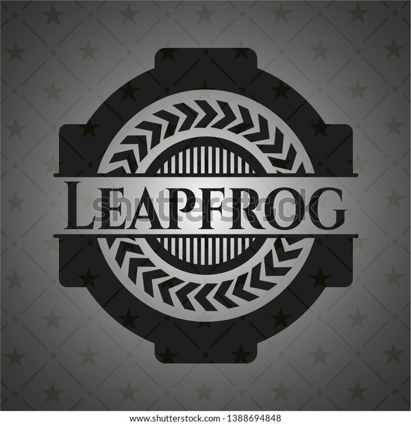 Leapfrog Dark Badge Vector Illustration Detailed Stock Vector (Royalty ...