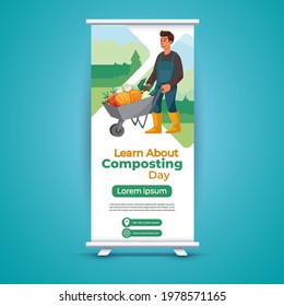 Learn About Composting Day On May Stock Vector (Royalty Free ...