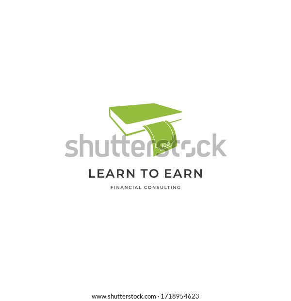 Learn Earn Logo Icon Sign Design Stock Vector (Royalty Free) 1718954623 ...