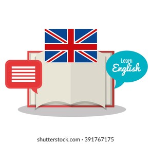 Learn English Design Stock Vector (Royalty Free) 391767175 | Shutterstock