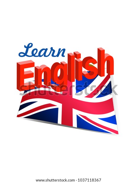 Learn English Logo Stock Vector (Royalty Free) 1037118367 | Shutterstock