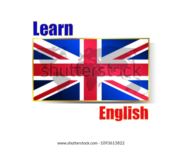 Learn English Logo Stock Vector (Royalty Free) 1093613822 | Shutterstock