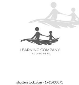Learning Company Logo Logo Illustration Vector Stock Vector (Royalty ...