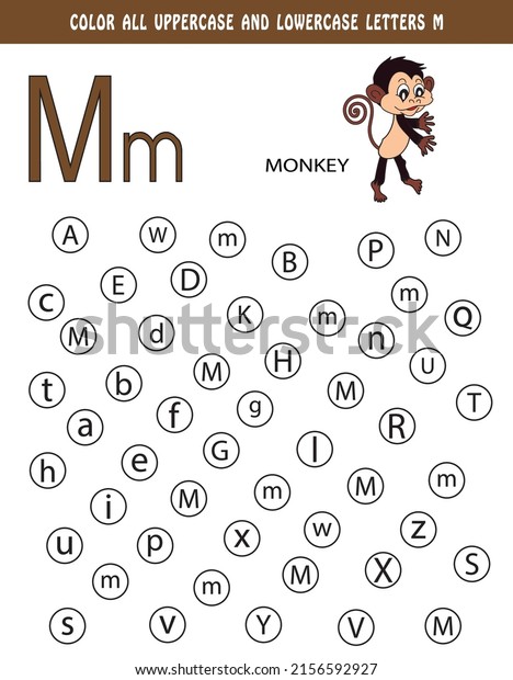 Learning English Alphabet Colour All Uppercase 库存矢量图（免版税）2156592927 ...