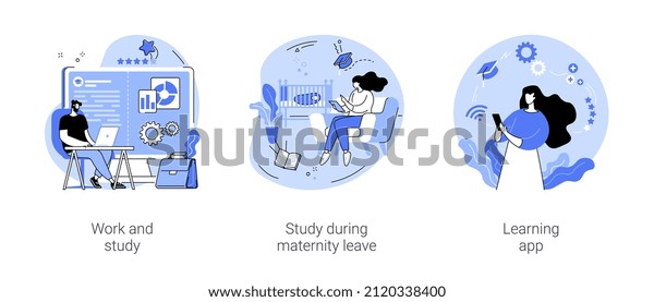 Learning Opportunities Isolated Cartoon Vector Illustrations Stock ...
