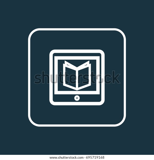 Learning Outline Symbol Premium Quality Isolated Stock Vector (Royalty ...
