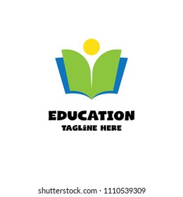 Learningeducation Academy Logo Template Stock Vector (Royalty Free ...