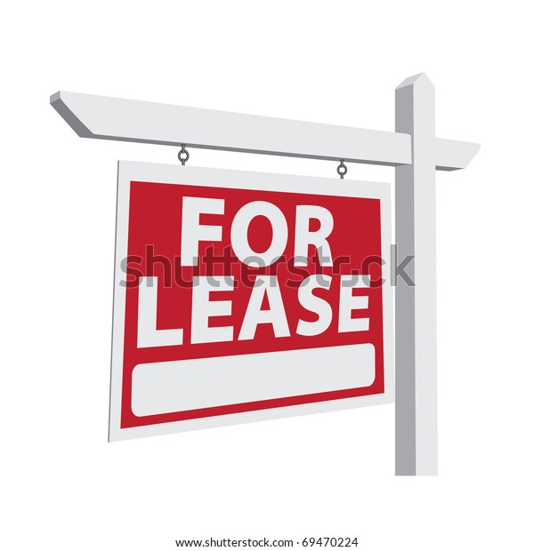 Lease Vector Real Estate Sign Ready Stock Vector (Royalty Free ...