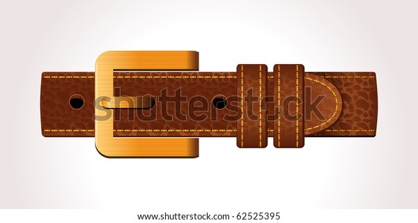 Leather Belt Stock Vector (Royalty Free) 62525395 | Shutterstock