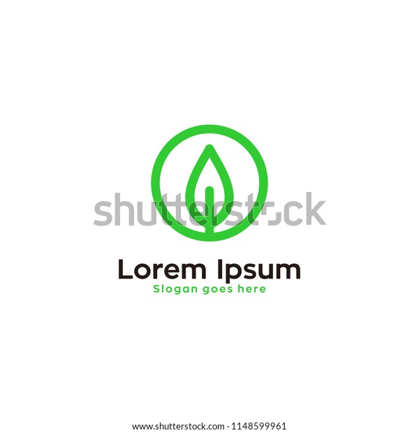 Leave Design Template Stock Vector (Royalty Free) 1148599961 | Shutterstock