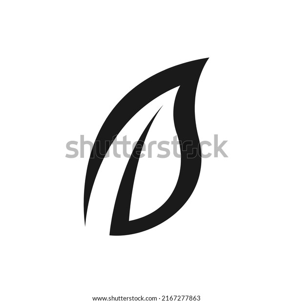 Leave Icon Vector Set Isolated Black Stock Vector (Royalty Free ...
