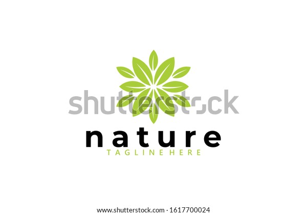 Leave Logo Icon Vector Isolated Stock Vector (Royalty Free) 1617700024 ...