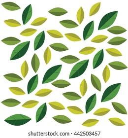 Leaves Outline Vector Stock Vector (Royalty Free) 442503457 | Shutterstock