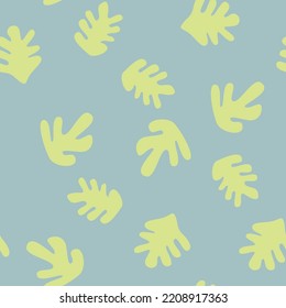 Leaves Pattern Fabric Design Seamless Repetitive Stock Vector (Royalty ...