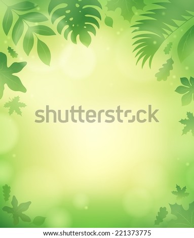 Leaves Theme Background 5 Eps 10 Vector เวกเตอร์สต็อก (ปลอดค่าลิขสิทธิ์ ...