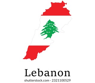 Lebanon map Royalty-free Stock Vector Images