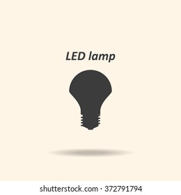 Led Lamp Icon Stock Vector (Royalty Free) 372791794 | Shutterstock