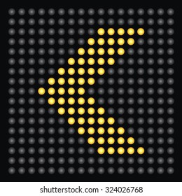 345 Dot matrix arrows Images, Stock Photos & Vectors | Shutterstock