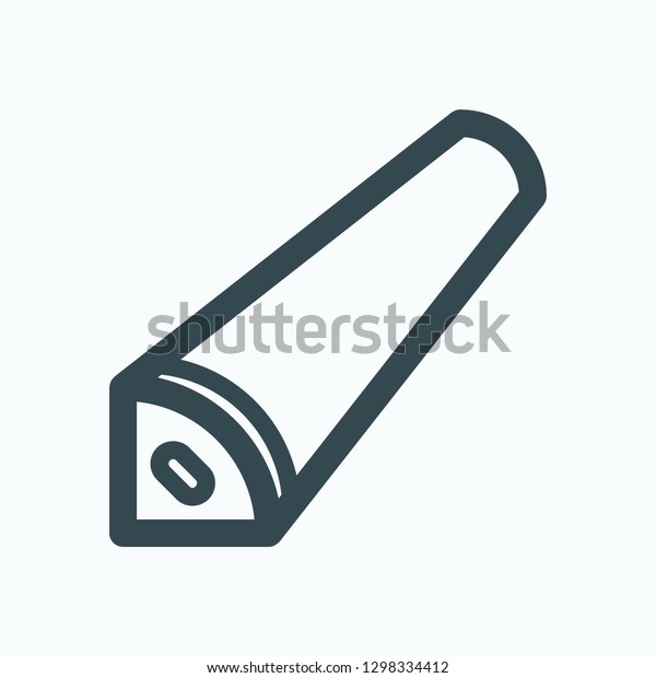 Led Profile Isolated Icon Led Corner Stock Vector (Royalty Free ...