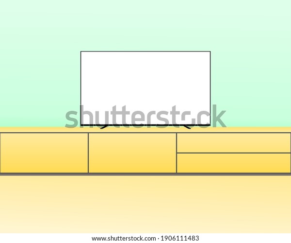 Led Tv Object Stock Vector Concept Stock Vector (Royalty Free ...