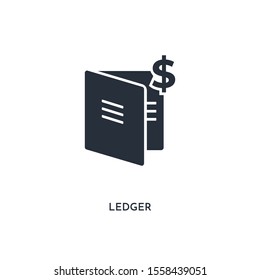 Ledger Icon Simple Element Illustration Isolated Stock Vector (Royalty ...