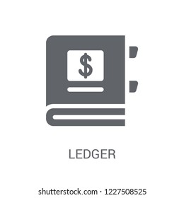 Ledger Icon Trendy Ledger Logo Concept Stock Vector (Royalty Free ...