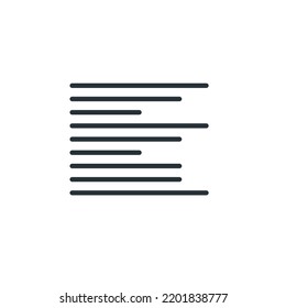 Left Align Icon Button Symbol Align Stock Vector (Royalty Free) 2201838777 | Shutterstock