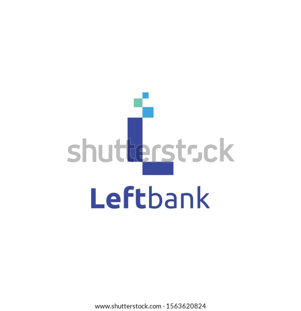 Left Bank Logo Design Simple Minimalist Stock Vector (Royalty Free ...