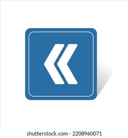 Left Directional Sign Can Be Used Stock Vector (Royalty Free ...