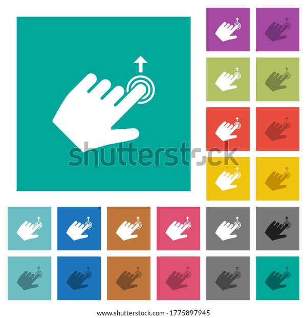 Left Handed Slide Gesture Multi Colored Stock Vector (Royalty Free ...