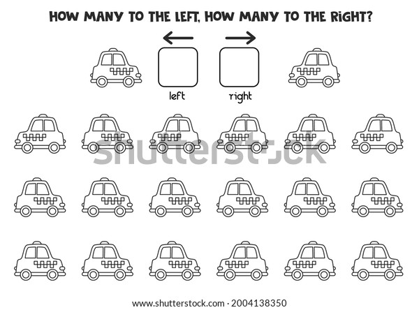 Left Right Black White Taxi Cab Stock Vector (Royalty Free) 2004138350 ...