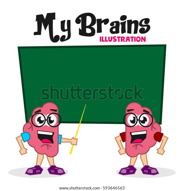 Left Right Brain Activity Brain Cartoon Stock Vector (Royalty Free ...