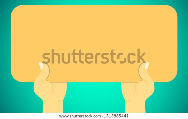 Left Right Hand Show Sign Business Stock Vector (Royalty Free ...
